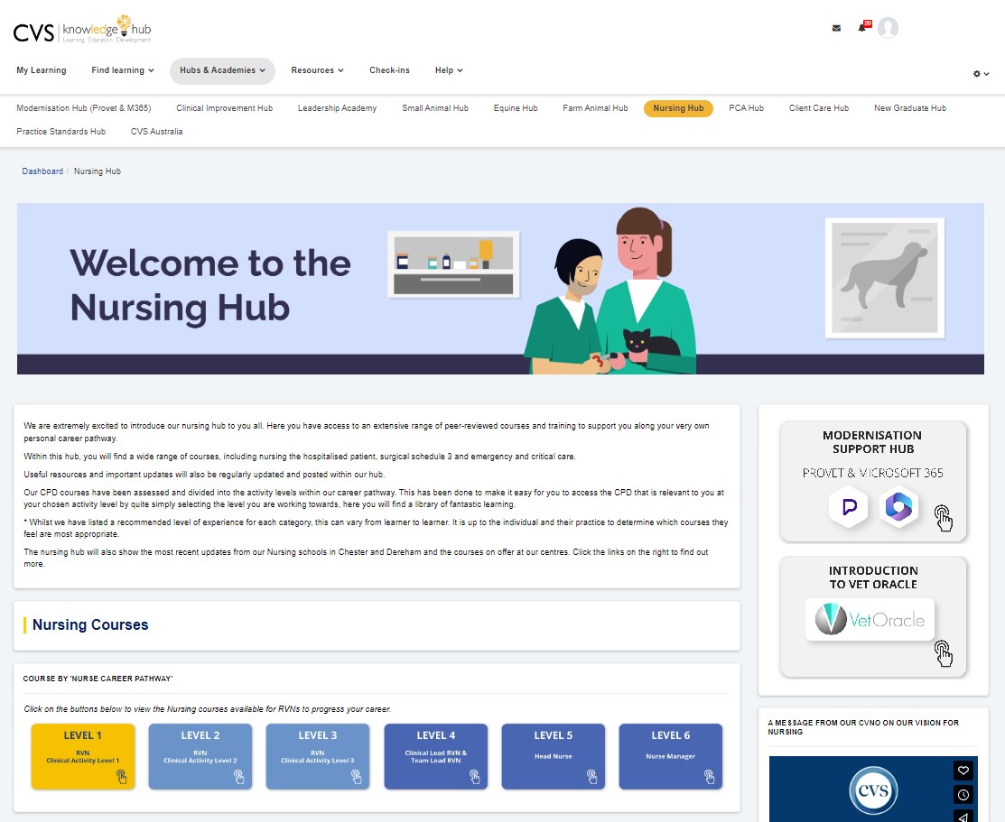 CVS launches unique new nursing hub - Veterinary Practice